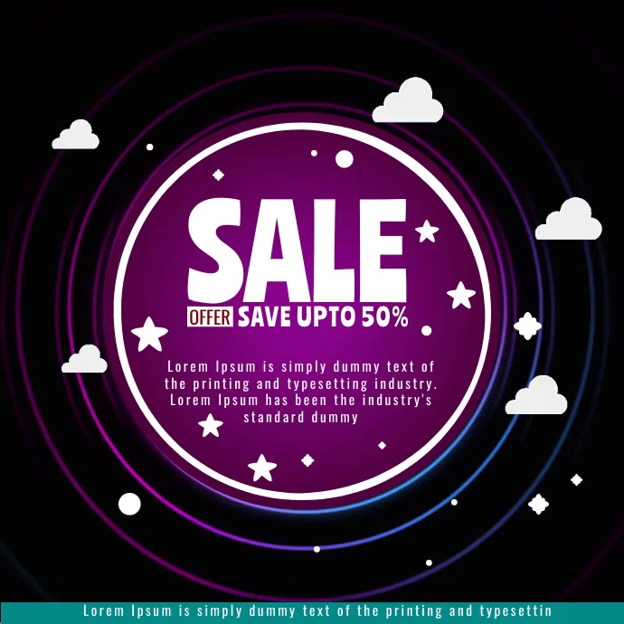 Copy of sale animation square | PosterMyWall