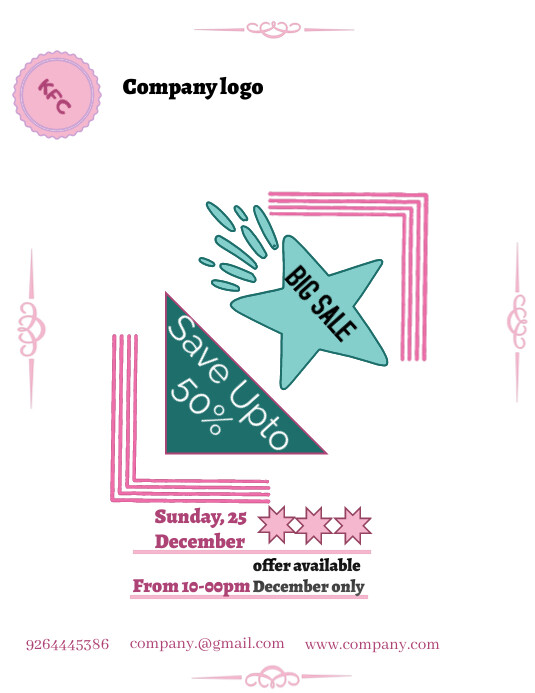 Sale card Template | PosterMyWall