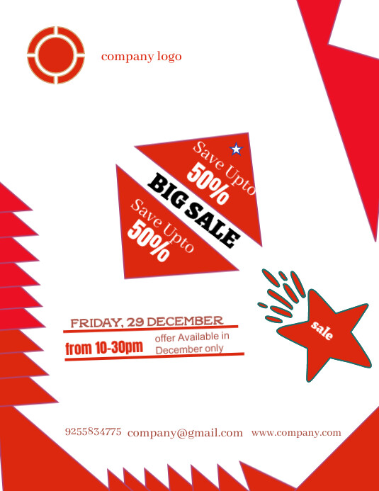 Sale card Template | PosterMyWall