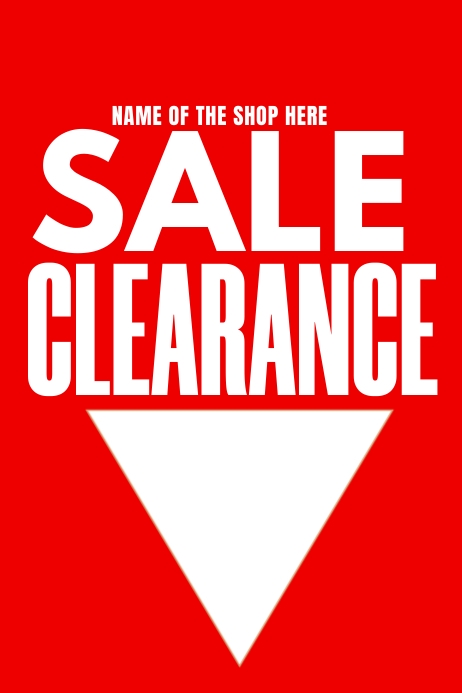 sale clearance Template | PosterMyWall