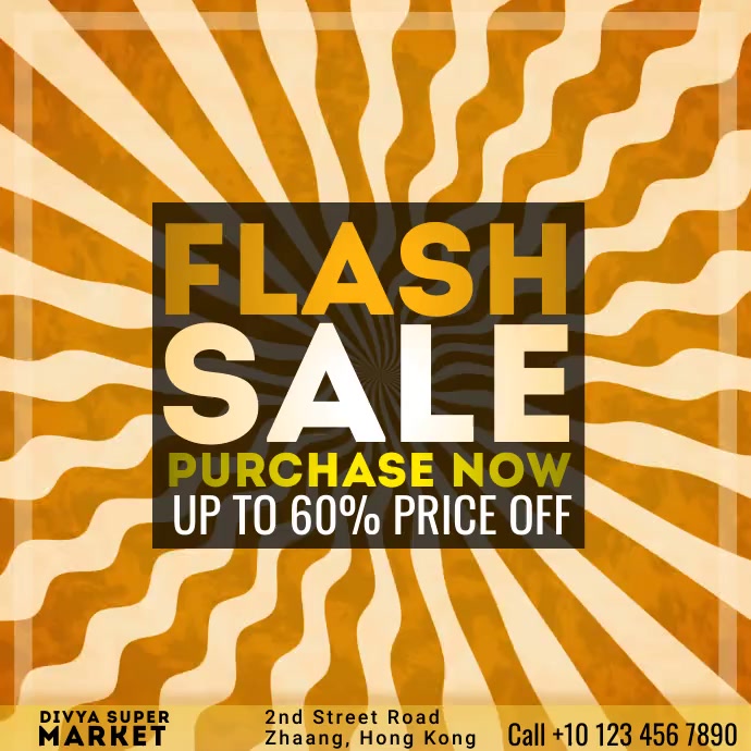 sale colorful Animation template | PosterMyWall