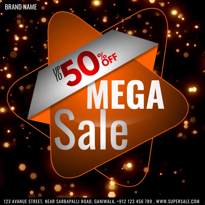 sale colorful square Template | PosterMyWall