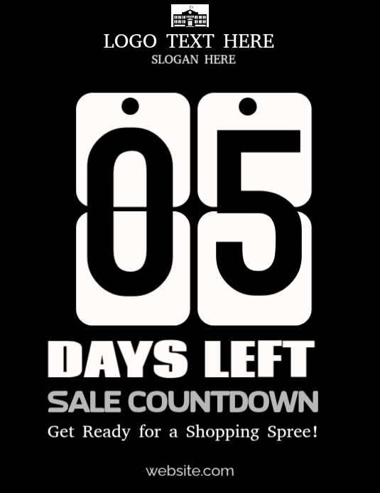 Sale Countdown Design Template Flyer (us Letter) | PosterMyWall