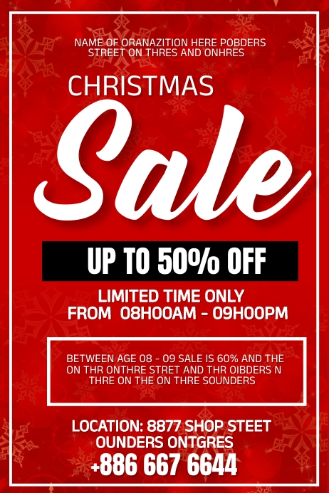 sale Template | PosterMyWall