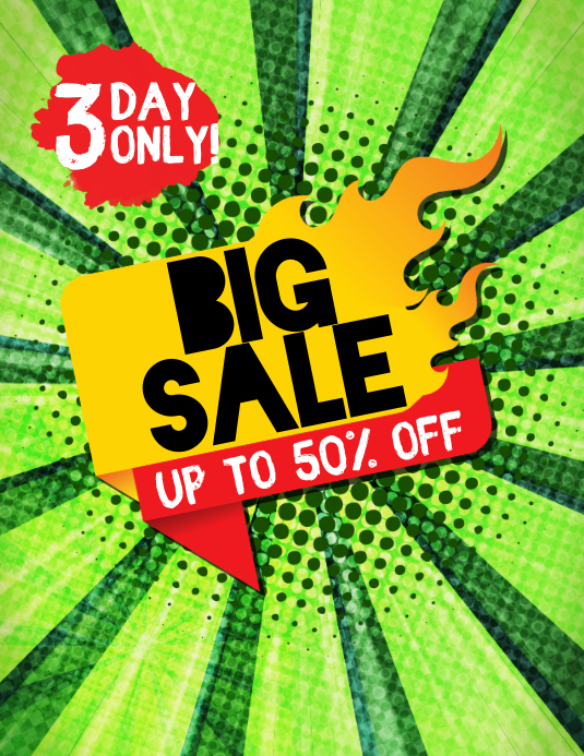Sale Event Flyer Template | PosterMyWall
