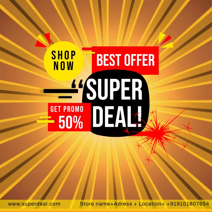 sale event template | PosterMyWall