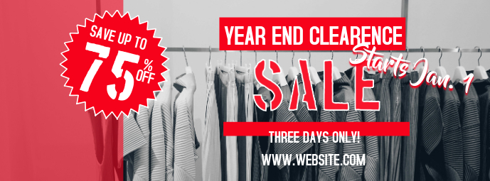 Sale Facebook Cover Template | PosterMyWall