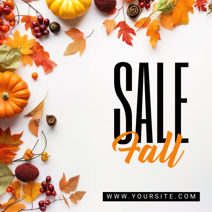 sale fall Instagram Template | PosterMyWall