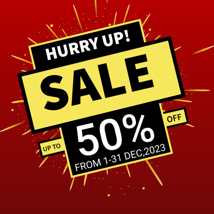 Copy of Sale flyer, discount flyer, 50% off flyer, ad | PosterMyWall