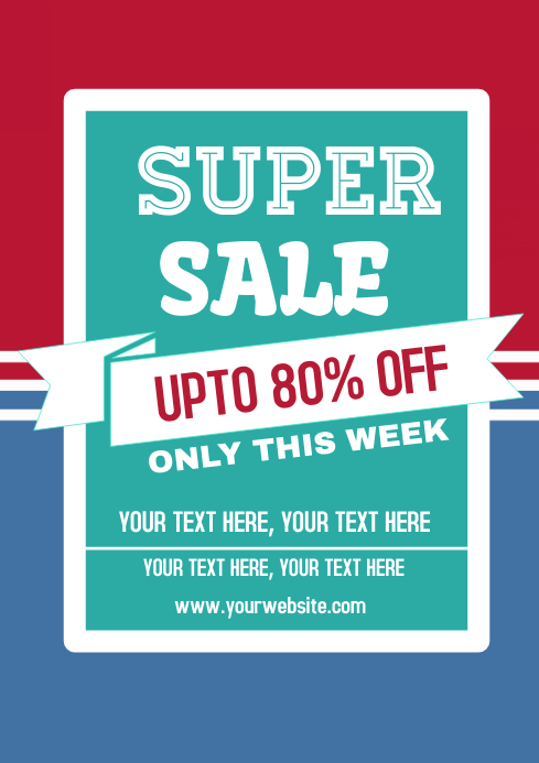 Sale flyer template | PosterMyWall