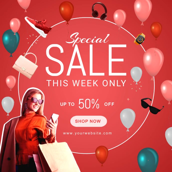 Sale Instagram Post Banner Design Template | PosterMyWall