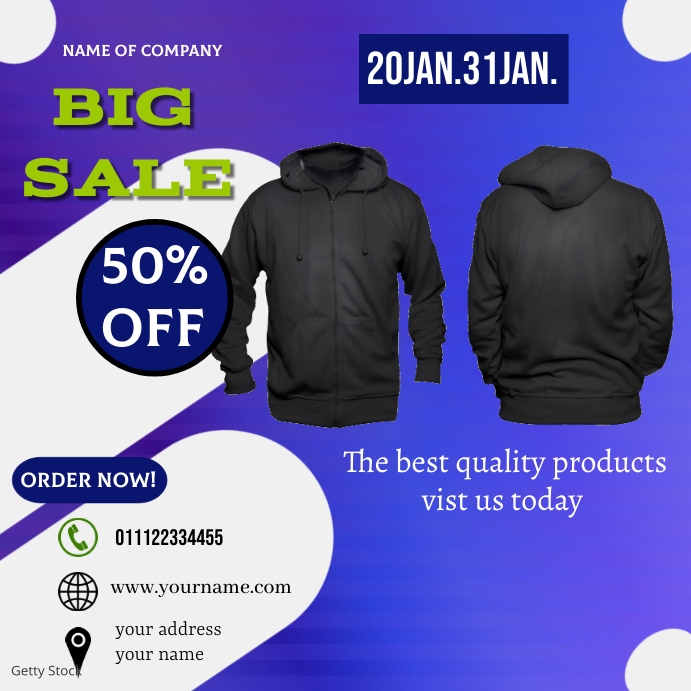 Sale instagram template | PosterMyWall