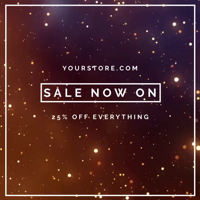 Sale Now On Video Ad Social Media Template | PosterMyWall