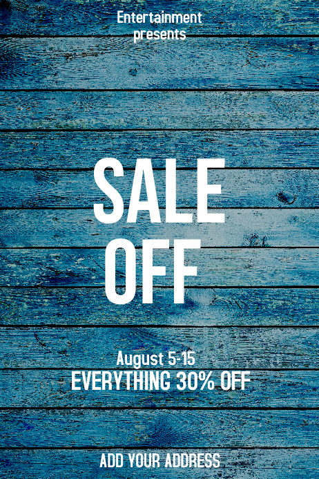 Copy of Sale off flyer template | PosterMyWall