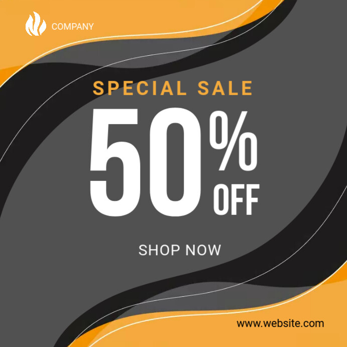 Sale Offer Banner Post Design Template | PosterMyWall