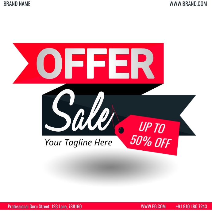 sale offer Template | PosterMyWall
