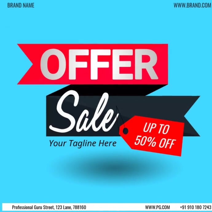 sale offer Template | PosterMyWall