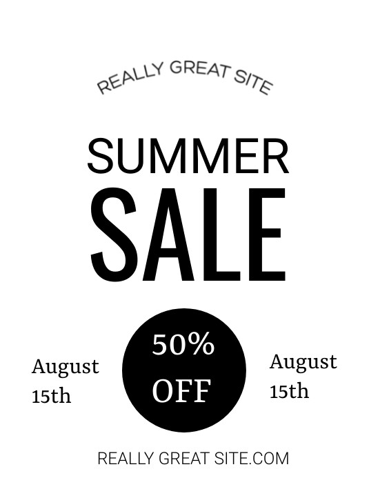 Sale offer flyer,ad and poster Template | PosterMyWall