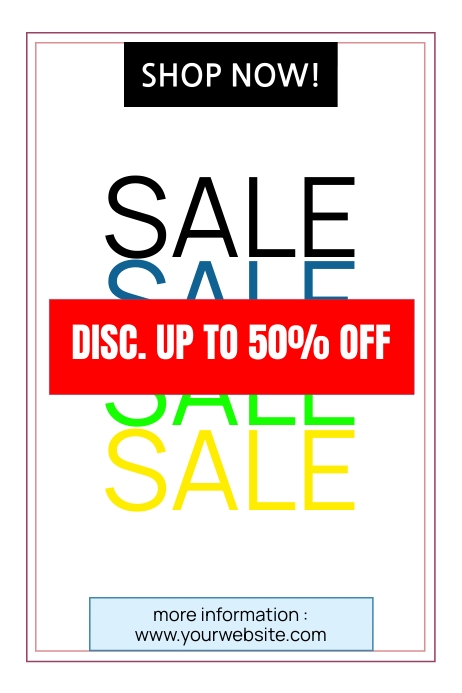 Sale Poster Template | PosterMyWall
