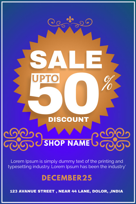 SALE POSTER Template | PosterMyWall