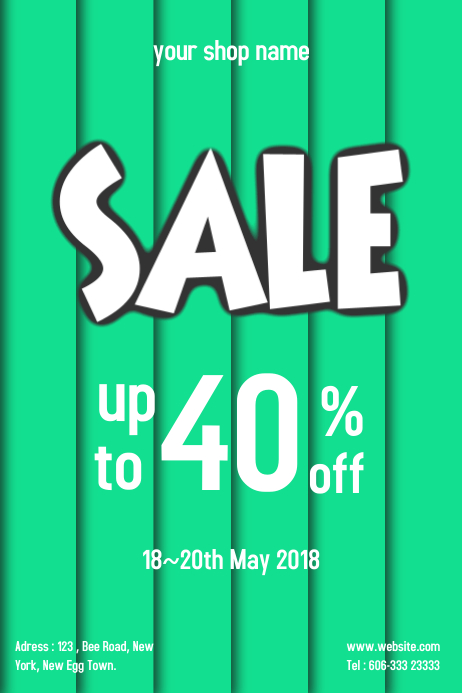Sale Poster Spring Party Template | PosterMyWall
