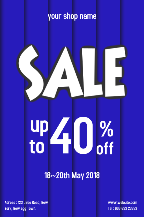 Sale Poster Spring Party Template | PosterMyWall
