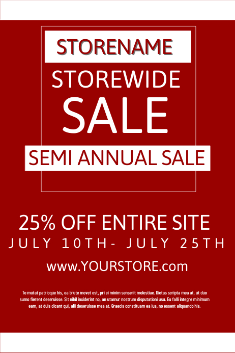 Sale Poster Template | PosterMyWall