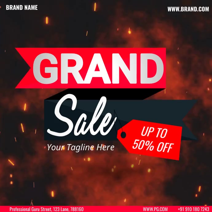 Plantilla de sale promotion advert | PosterMyWall