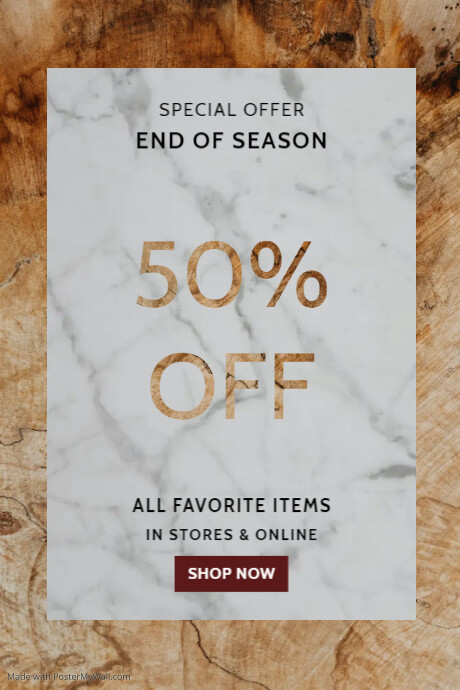Sale promotion poster template | PosterMyWall