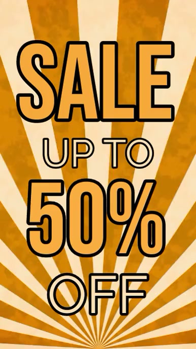 Copy of Sale Retail Poster Video Ad Template | PosterMyWall