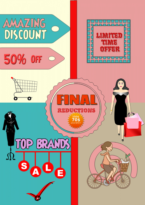 Sale Shopping Flyer Template | PosterMyWall