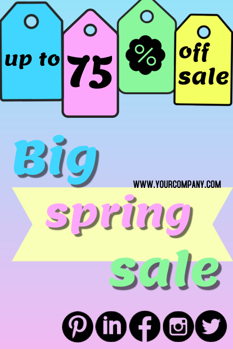sale spring3 Template | PosterMyWall