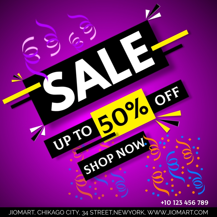 sale square poster template | PosterMyWall