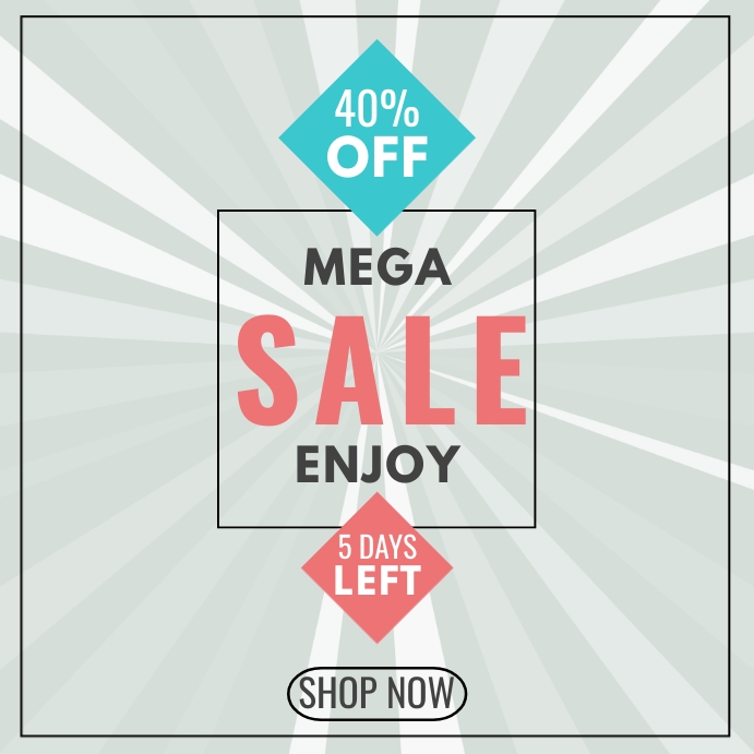 SALE SQUARE TEMPLATE.R | PosterMyWall