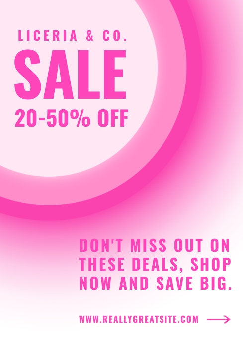 Sale Template | PosterMyWall