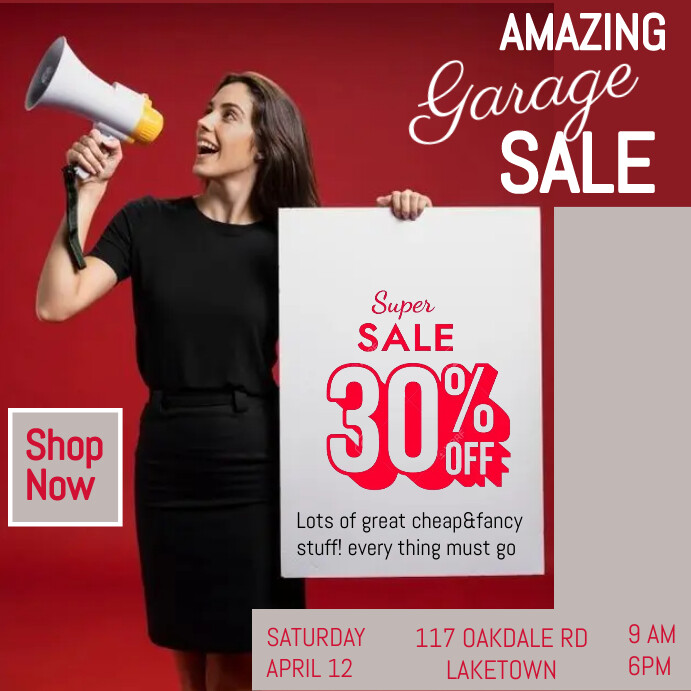 SALE TEMPLATE FLYER | PosterMyWall