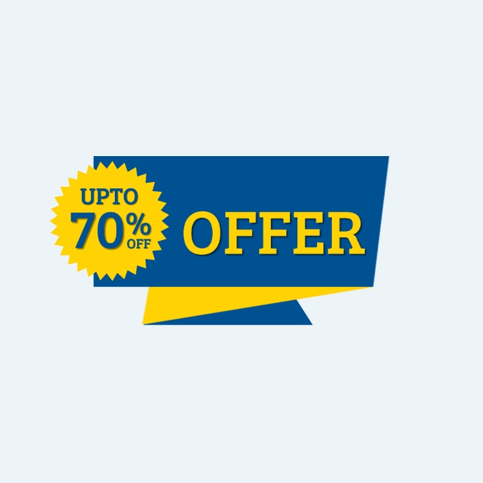 Plantilla de Sale Upto 70% off | PosterMyWall