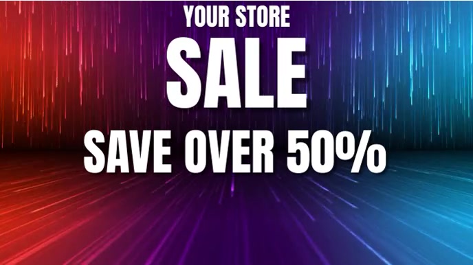 SALE VIDEO AD Template | PosterMyWall