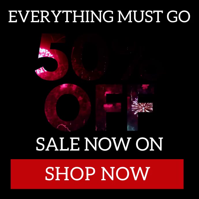 Sale Video Ad Template | PosterMyWall