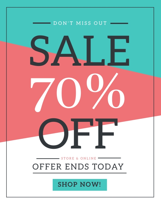 Copy of SALE WALLBOARD TEMPLATE.C | PosterMyWall