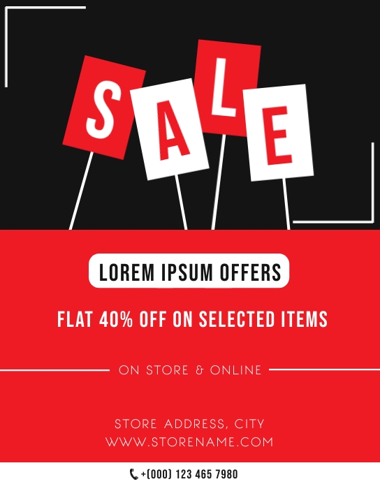 Copy of SALE WALLBOARD TEMPLATE.C | PosterMyWall