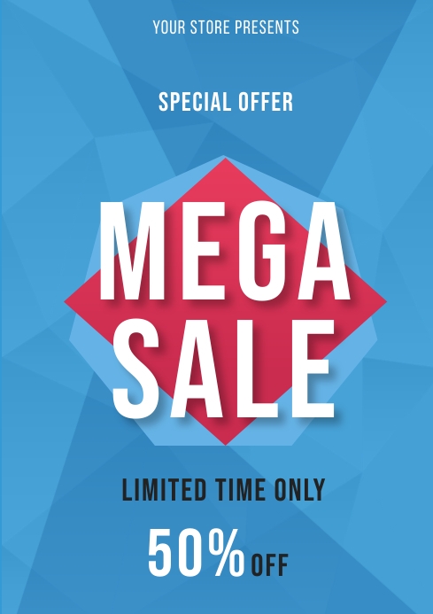 SALES A4 AD.C Template | PosterMyWall