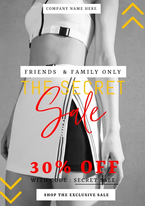 SALES A4 AD.E Template | PosterMyWall