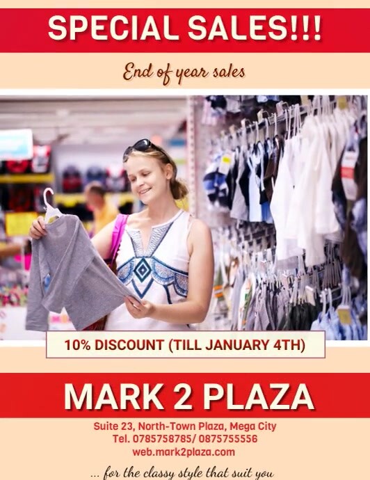 Sales ad Template | PosterMyWall