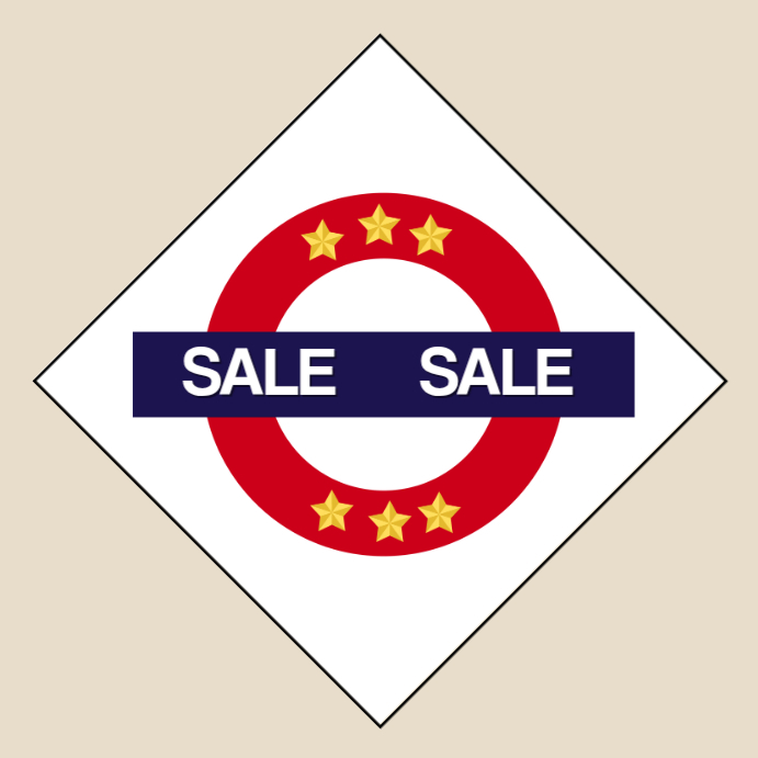 Sales Design Train Station Signage Artwork Template | PosterMyWall