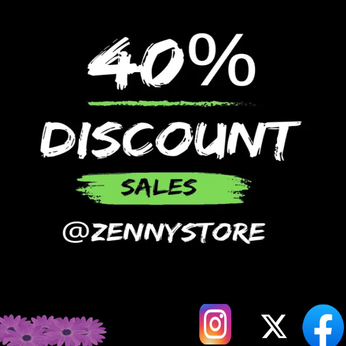 Sales discount flyer template | PosterMyWall