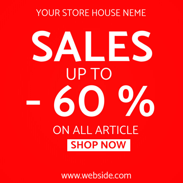 Copy of Sales discount post | PosterMyWall