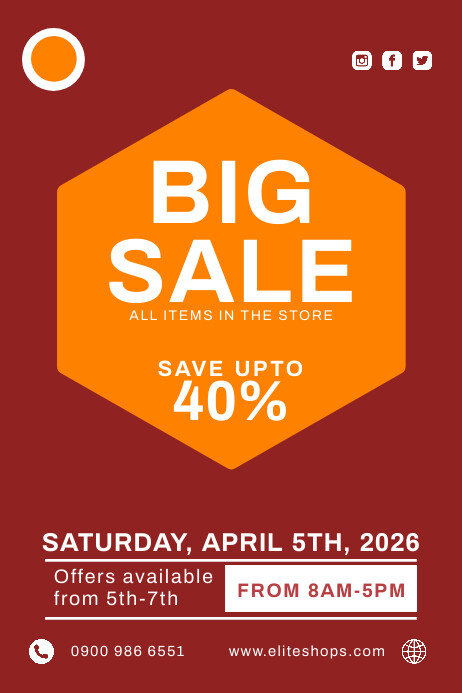 Sales flyer Template | PosterMyWall