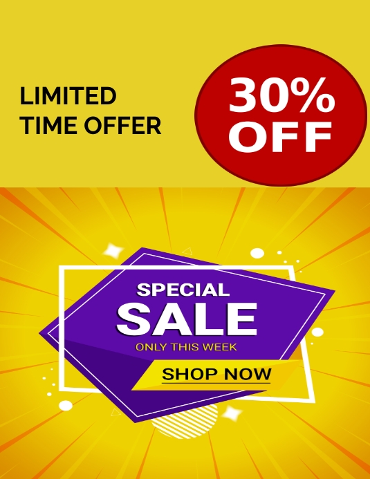 Sales flyer Template | PosterMyWall