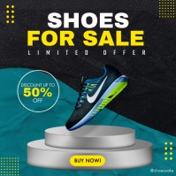 Shoe Sneakers Promotion instagram ad Template | PosterMyWall